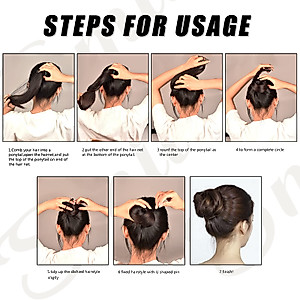 Hair Nets 20 PCS, Smilco 22 Inches Elasticity Invisible Elastic Mesh Wig Nets for Hair Bun Making Ballet Dancer Kitchen Food Serive (Black)