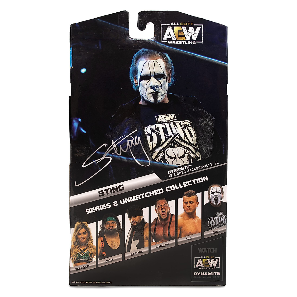 All Elite Wrestling - 6-Inch Sting Figure with Accessories - AEW Unmatched Collection Series 2 - Luminaries