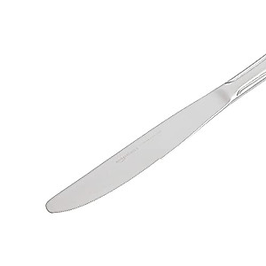 Amazon Basics 20-Piece Stainless Steel Crown Flatware Set, Service for 4, Silver