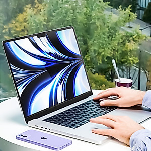 Peslv 3-Pack Anti Blue Light Screen Protector for MacBook Air 15 Inch(2023-2024, M2 M3)-A2941 A3114, 15.3" Mac Laptop Glare Filter Uv Blocker Shield Cover Eye Protection Film