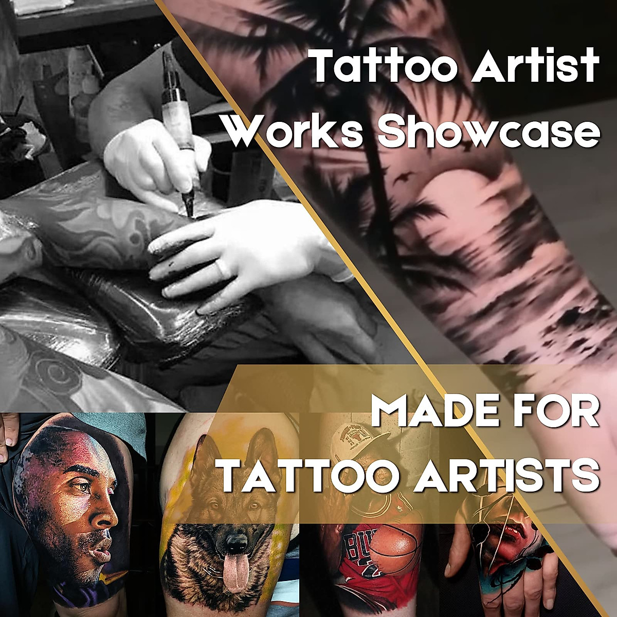 Jconly 100pcs Tattoo Cartridge Needles Mixed Size 3RL 5RL 7RL 9RL 3RS 5RS 7RS 9RS 7M1 9M1 for Line Shader Magnum…