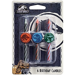 Decopac Jurassic World Icon Birthday Candles Cake Decoration