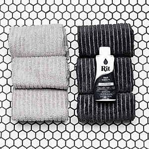 Rit Dye 88150 All Purpose Liquid Dye, Black, 8 Fl Oz