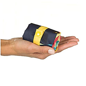 Envirosax Reusable Grocery Bags- Set of 3 Cute Retro-Designs, Foldable Quality Shopping Tote Bag, Eco-Friendly Polyester Washable For Travel, Shopping Multi use