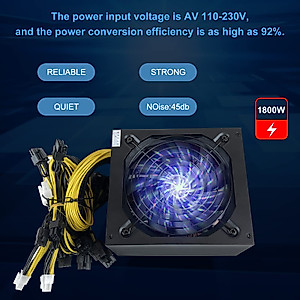 HUAXUCHENG X79-5 Card Mining rig Motherboard, 5 PCI-E 3.0 Graphics Slot with 8GB ddr3 256GB MSATA, Support 3060 GPU Mining Rig (Mining rig(8GB RAM))