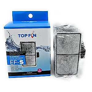 Top Fin EF-S Element Filter Cartridges (6 Count) for Fish Tank