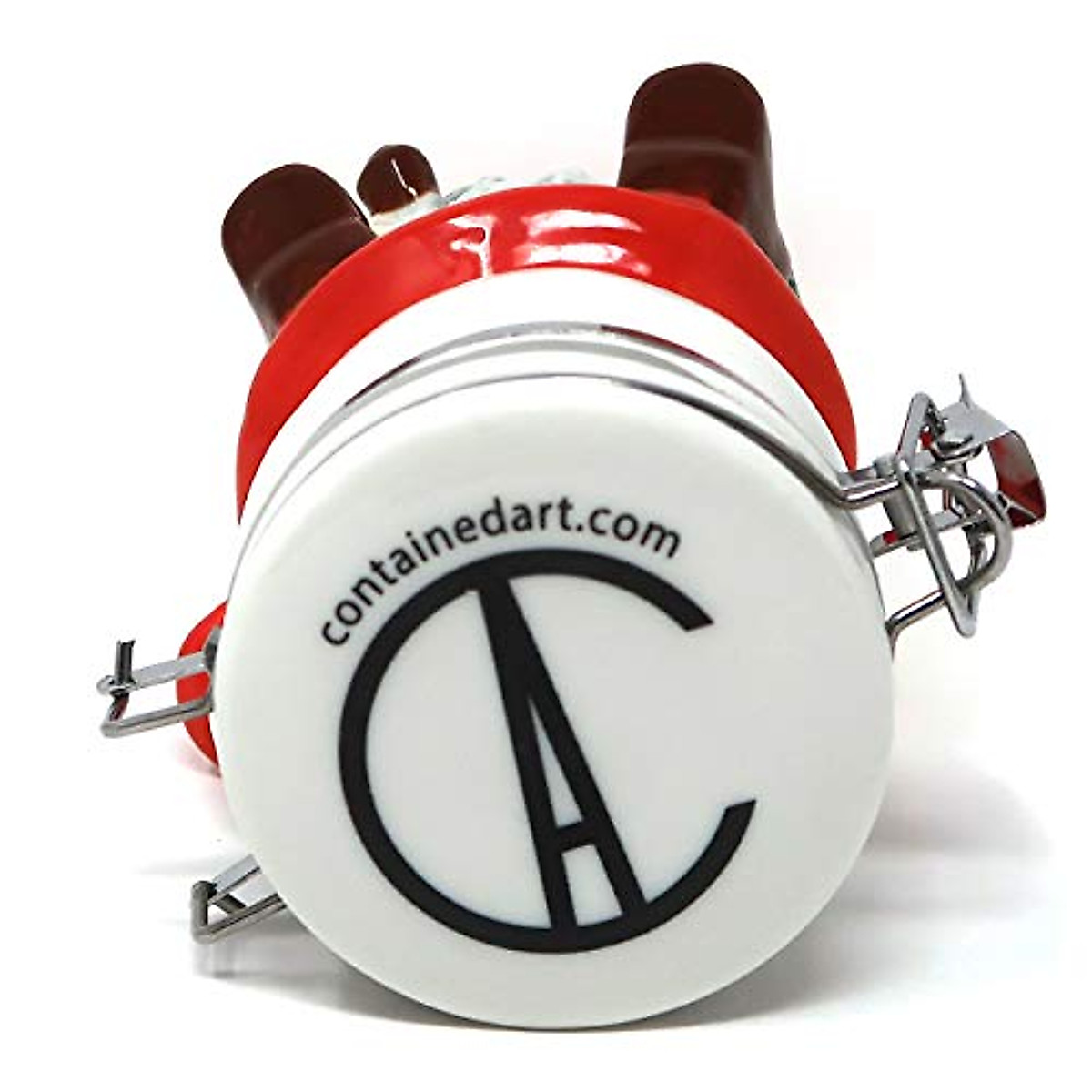 Smoking Gnome Porcelain Container (250mL/Large)