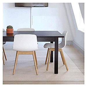 Clear PVC Desk Chair Mat Office Chair Mat for Hardwood Floor, 1.5mm Thickness for Hard Floor Carpet Protection 80/100/120/140/160cm Wide,Plastic Vinyl Floor Runner Protector Waterproof Dustproof for O