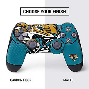 Skinit Decal Gaming Skin Compatible with PS4 Controller - Officially Licensed NFL Jacksonville Jaguars Large Logo Design