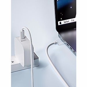 140W USB-C to Magnetic 3 Cable, Compatible with MacBook Pro 2021 M1 Pro & Max Chip 14" 16", MacBook Air 2022 2023 M2, MacBook Pro 2023 M2 Pro & Max Chip 14" 16", Safe 3 Cable for MacBook - 6.6ft