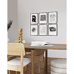 HAUS AND HUES Henri Matisse Posters & Picasso Prints - Set of 6 Matisse Art Posters & Picasso Posters | Henri Matisse Prints Art Exhibition Posters Famous Painting UNFRAMED 8"x10" (w/o Artists Logo)