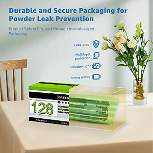 greencycle 2 PK Black Laser Toner Cartridges Compatible for Canon C128 CRG 128 ImageClass D550 D530 MF4412 MF4580dn