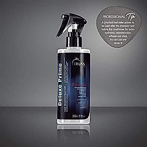 TRUSS Professional Amino Miracle - Heat Protectant Spray Bundle with Miracle Shampoo and Deluxe Prime Hair Treatment