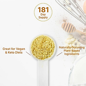 DEAL SUPPLEMENT Organic Fortified Nutritional Yeast Flakes, 2lbs – High Protein & Vitamin B Complex Source – Vegan Cheese Substitute for Baking, Cooking, & Seasoning – Dairy Free, Gluten Free