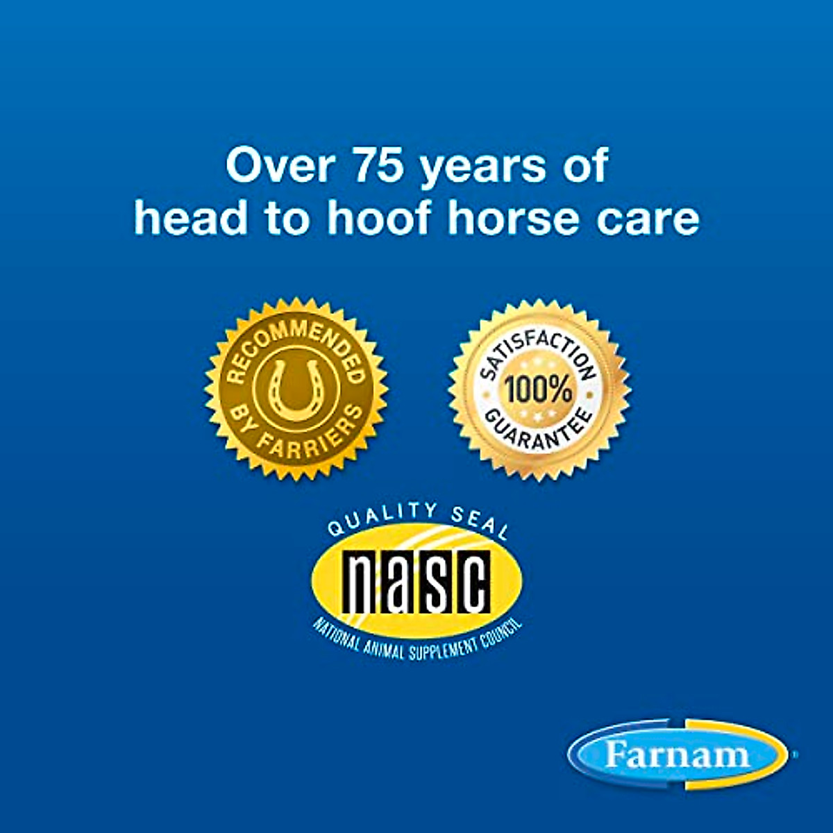 Farnam Horseshoer's Secret Pelleted Hoof Supplements, Promotes healthy hoof growth, maintains hoof walls & supports cracked hooves, 22 lbs., 60 day supply