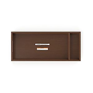 Child Craft Kieran Changing Table Topper, Convert Dresser into a Changing Table Surface, Securely Attaches, Non-Toxic, Baby Safe Finish (Toasted Chestnut)