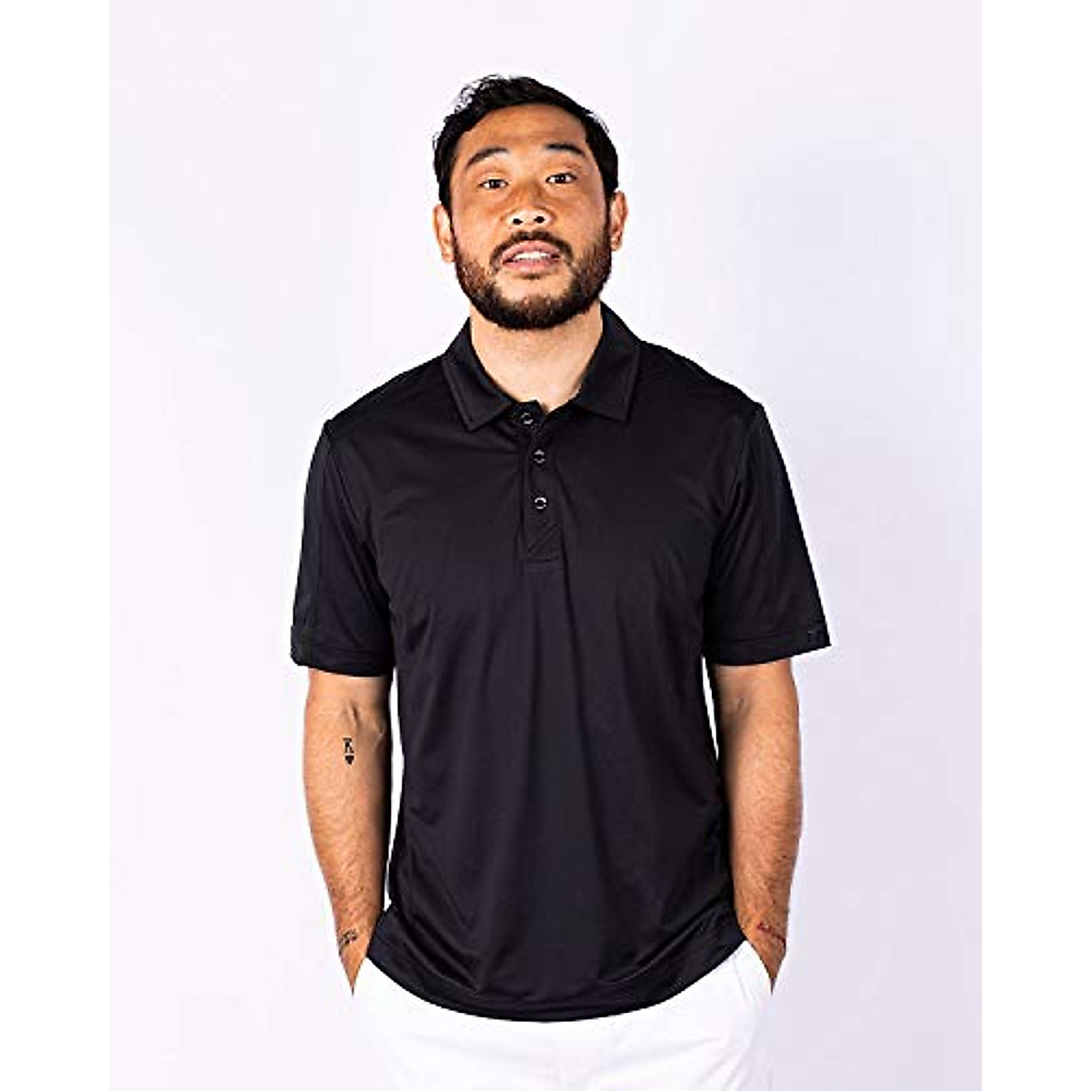 Cutter & Buck Prospect Textured Stretch Mens Big & Tall Polo, College Orange, XLT