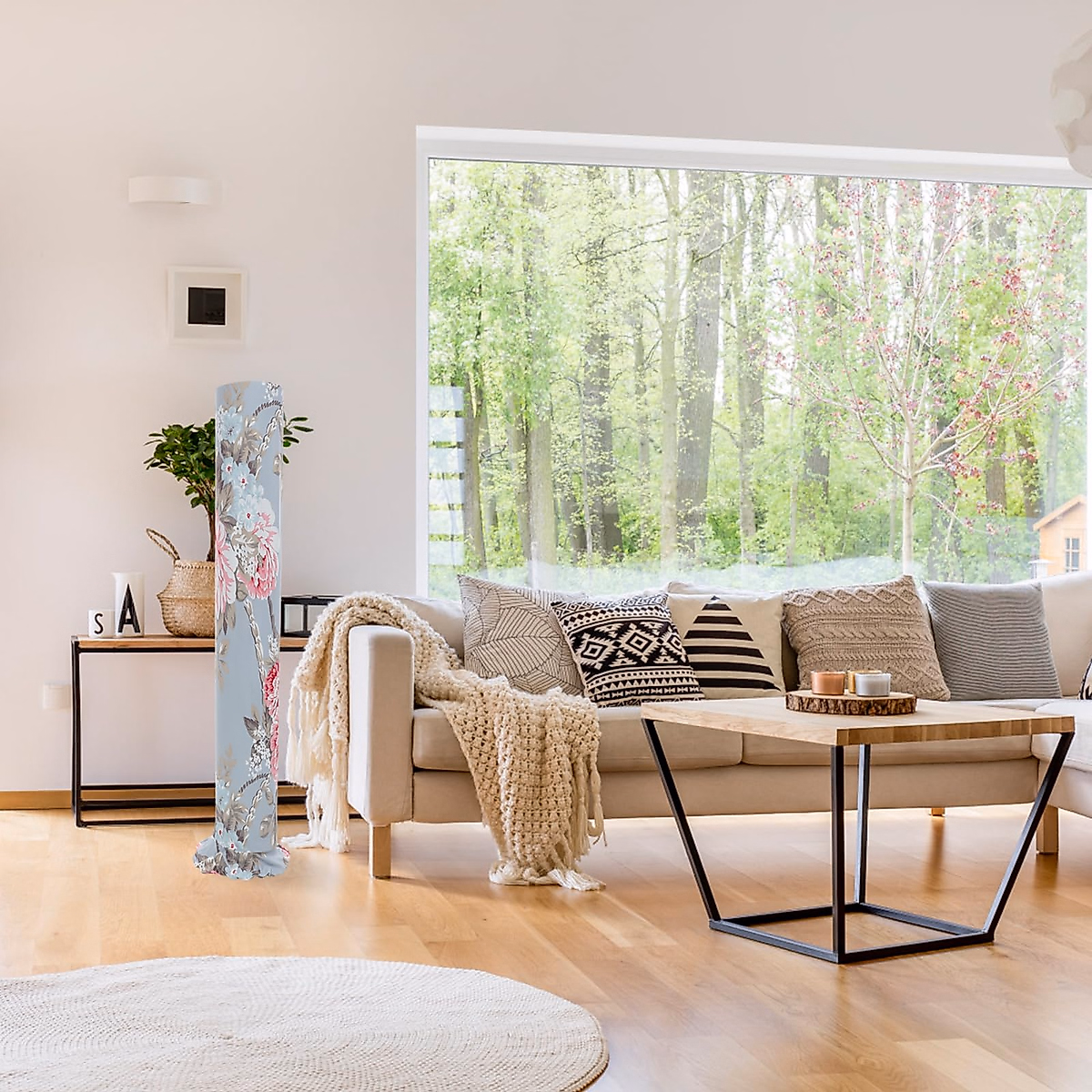 CHILDWEET 1Pc Printed Floor-standing Fan Cover Decorative Protective Cover for Fan Cover for Household Floor Fans Stylish Fan Cover for Home Use