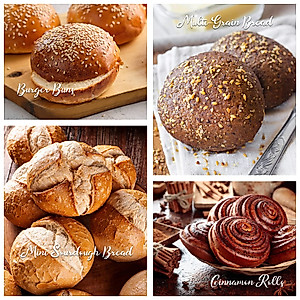 GDDGCUO Hamburger Bun Pan, 4 Inch Silicone Hamburger Bun Mold, 6 Cup Big Baking Pan for Homemade Hamburger Buns, Dishwasher Safe