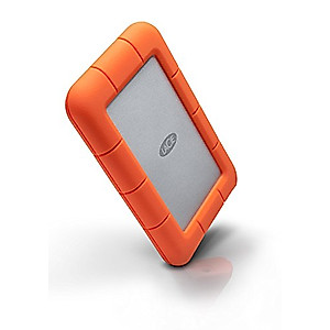 LaCie Rugged Mini 1TB USB 3.0 Portable External Hard Drive - Shock, Dust and Rain Resistant for Mac and PC