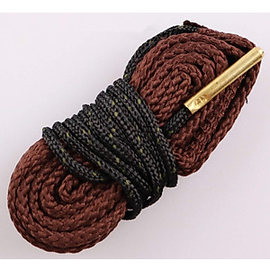Aimee_JL New Bore Cleaner .17 Cal 17HMR .177 Gun Barrel Cleaning Rope Rifle/Pistol/Shotgun Brass Brush Cleaning Cord