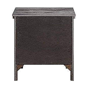 Acme Furniture Vidalia Nightstand, Rustic Gray Oak