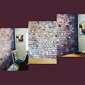 Red Brick Wall Backdrops for Photography Brick Photo Backdrop Brick Background Newborn Baby Adults Portrait Wallpaper Video Conference Backdrop Vinyl 10x6.5ft Birthday Party Baby Shower Studio Props