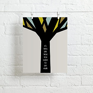 Foo Fighters | Times Like These inspired mid-century modern wall art print music band poster song lyrics room decor bedroom aesthetic minimalism personalized gift ideas for men retro artwork office