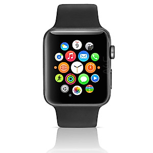 Apple Watch Series 4 (GPS + Cellular, 40MM) - Space Black Aluminum Case with Black Sport Band (Renewed)