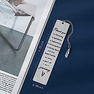 Thank You Gifts Set for Women Men Coworkers Farewell Gift Employee Appreciation Gifts for Boss Lady Teacher Colleague Leaving Gift Acrylic Sign Gift and Bookmark Set