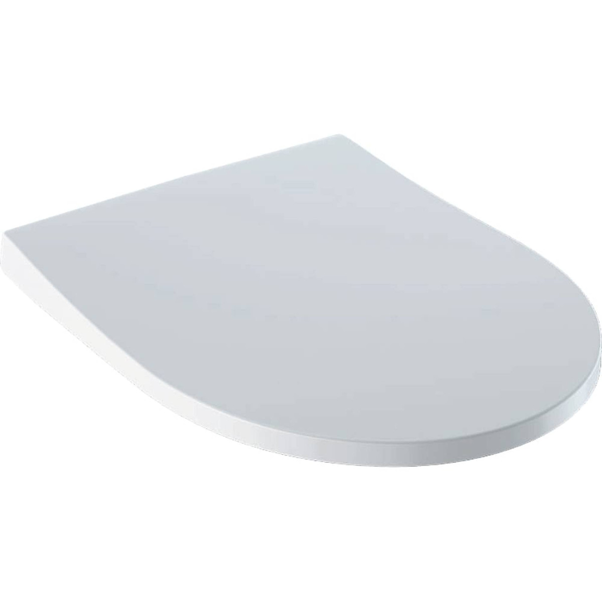 Geberit K13689 iCon Toilet Seat Slim Design with Soft-Close Mechanism and Quick Release White