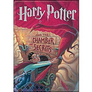 Ata-Boy Magnet - Harry Potter and The Chamber of Secrets Book Cover 2.5" x 3.5" Magnet for Refrigerators and Lockers…