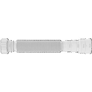 EasyDrain Universal P Trap - Expandable & Flexible ONE Side is a 1-1/2" NUT and The Drain Side is A Straight Drain Tube in 4 Common Sizes