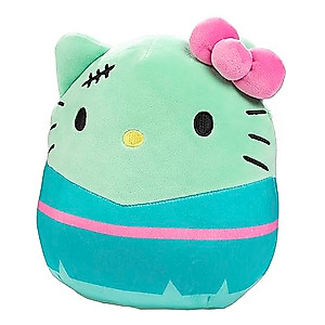 Squishmallows 8" Hello Kitty FrankenKitty- Officially Licensed Kellytoy Halloween Sanrio Plush - Collectible Soft & Squishy Stuffed Animal Toy - Add to Your Squad - Gift for Kids, Girls & Boys- 8 Inch