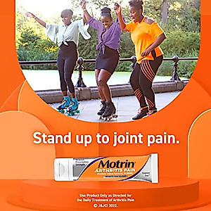 Motrin Arthritis Pain Relief Diclofenac Sodium Topical Gel 1%, Anti-Inflammatory Cream for Arthritis Pain in Hands, Wrists, Elbows, Knees, Feet & Ankles, NSAID Pain Relief Gel, 3.53 Oz
