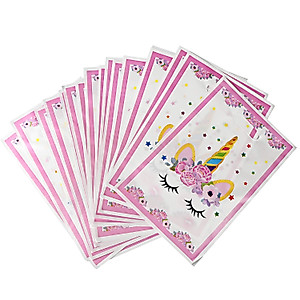 SoFire 30 PCS Unicorn Party Bags Gift Bags for Unicorn Birthday Party Supplies