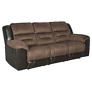 Signature Design by Ashley Contemporary Reclining Sofas, Brown