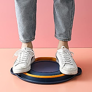 Altsuceser Collapsible Wash Basin with Hanging Hole Space Saving, Foldable Portable Washbasins for Camping Traveling Face Foot Hand Washing for Babies Kids Dark Blue M