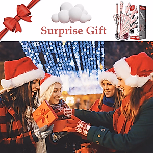 Kitchen Knife Set, 9-Pieces Pink Professional Sharp Chef Knife Set with Acrylic Stand, Striped Hollow Handle Knife Block Set with Gift Box for Family Lover Friends