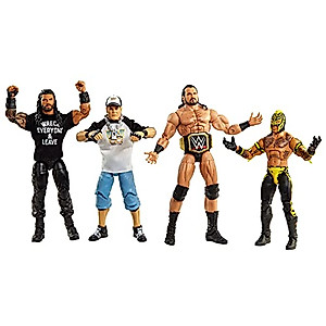 WWE MATTEL ​Top Picks Elite John Cena 6-inch Action Figure with Deluxe Articulation for Pose and Play, Life-like Detail, Authentic Ring Gear & Accessory,Multi,GVC03