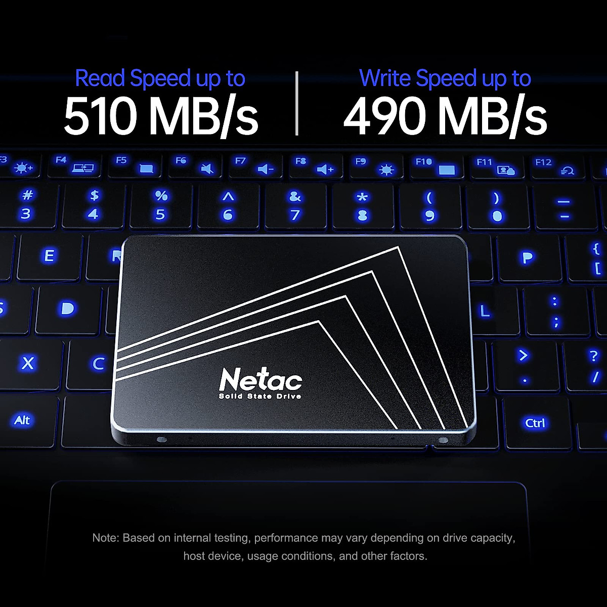 Netac SSD 240GB Internal Solid State Drive Hard Drive Up to 510 MB/s SATA SSD 2.5 Inch SATAIII 6Gb/s, Easy to Install, Notebook Tablet Desktop PC - 240GB