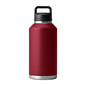 YETI Rambler 64 oz Bottle, Vacuum Insulated, Stainless Steel with Chug Cap, Harvest Red