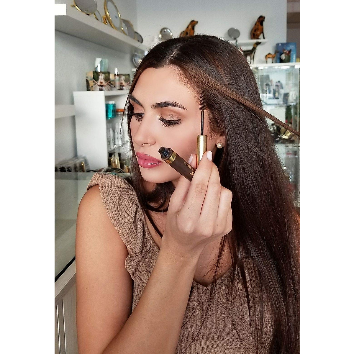 Boyd's Brush It Away Grey Hair Mascara and Root Touch Up (Light Brown)