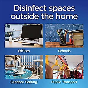 Clorox Disinfecting Wipes to Go, Bleach Free Cleaning Wipes in Bulk, Wipes with Fresh Scent, Kills Bacteria, Individually Wrapped, 1 Count Each, (Pack of 100)