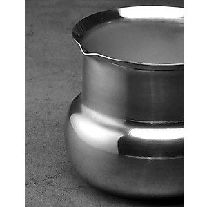 UEMIS Turkish Coffee Pot,Milk Warmer,Greek Coffee Pot, Hot Chocolate Pot, Butter Warmer,24 oz (700 ml) capacity，Stainless Steel Pot with lid