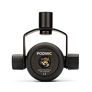 Rode PodMic Broadcast-Grade Dynamic Microphone for Podcast Application, 2-Pack