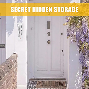 Dexspoeny Hide a Key Outside, Hidden Safe Hide a Key Hiders Outside, Key Hidden Storage, Hidden Key Holder for Outside Secret Storage Spare Key, Coins, Money Hider Outdoor Key Hider