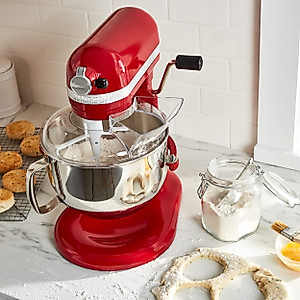 KitchenAid KP26M1XER 6 Qt. Professional 600 Series Bowl-Lift Stand Mixer - Empire Red