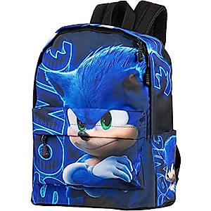 Blue Anime Backpack Shoulder Bag for Men Women (Picture A, One Size)