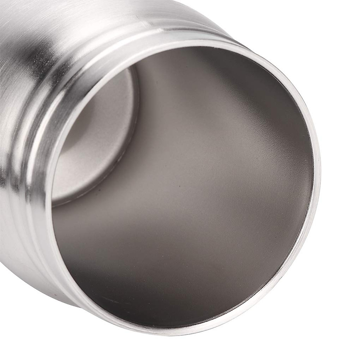 HERCHR Stainless Steel Insulated Mason Jar, Mason Jar Mugs with Lid and Straw Stemless Wine Glass for Travel Mugs, 700ml